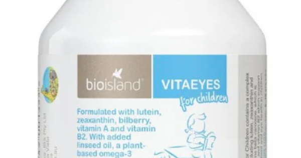 Bioisland VitaEyes for Children 60 Caps 儿童叶黄素胶囊 60粒【保质期2026/07】