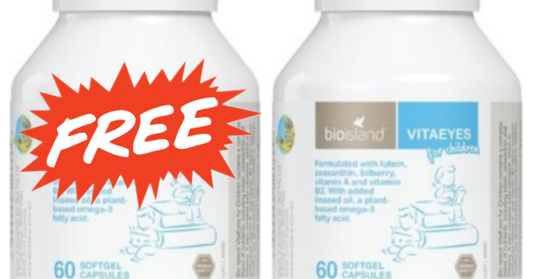Bioisland VitaEyes for Children 60 Caps 儿童叶黄素胶囊 60粒【保质期2026/07】