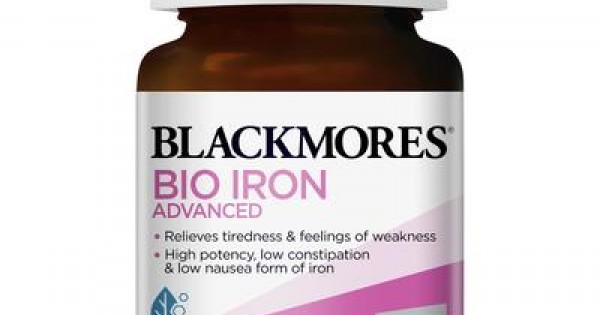 Blackmores bio iron advanced 30t 澳佳宝生物活性补铁加强版 30片