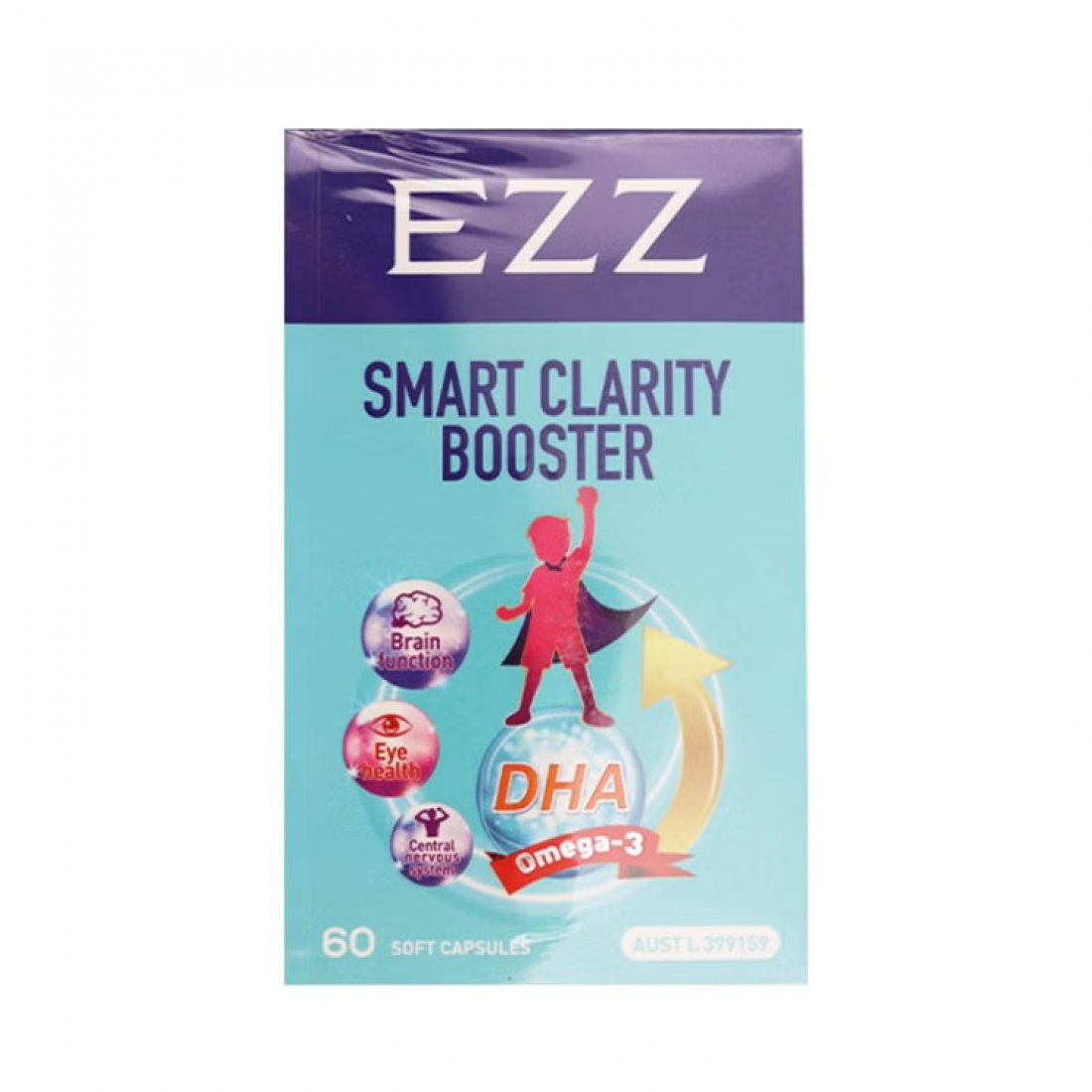 EZZ Brain Focus Superblend 60 Soft Capsules EZZ 聪明丸60粒【保质期2026/10】