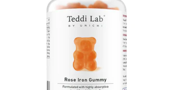 Unichi Gummy Rose Iron Gummy 60s Unichi小熊补铁软糖 60粒