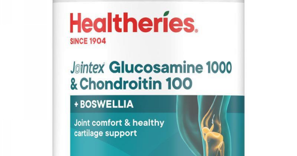 Healtheries Jointex Plus Glucosamine 1000 & Chondroitin 100 120 Tablets ...